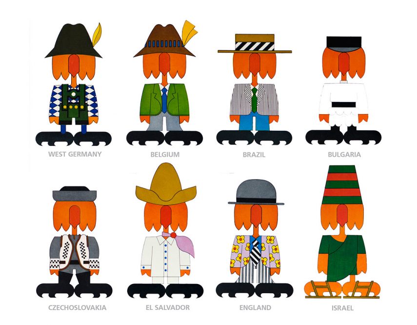 PICO 1970 World Cup Mascot - Lance Wyman