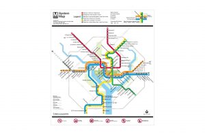 Washington Metro Map Icon Studies - Lance Wyman