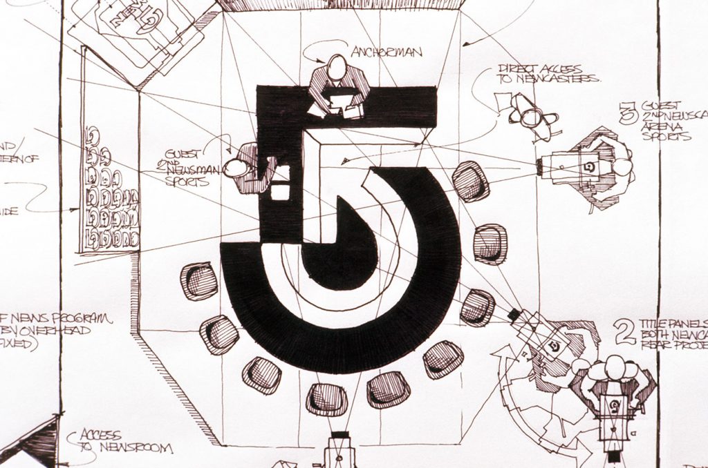 Channel 5 Branding - Lance Wyman