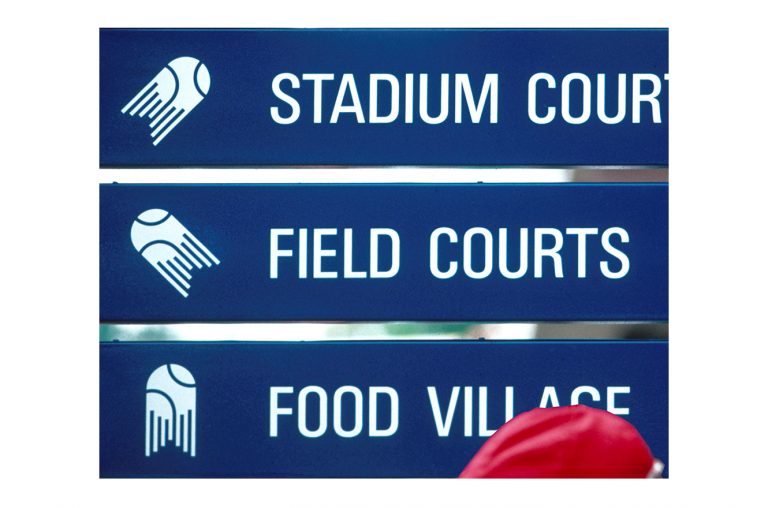 US Open Tennis Center Wayfinding - Lance Wyman