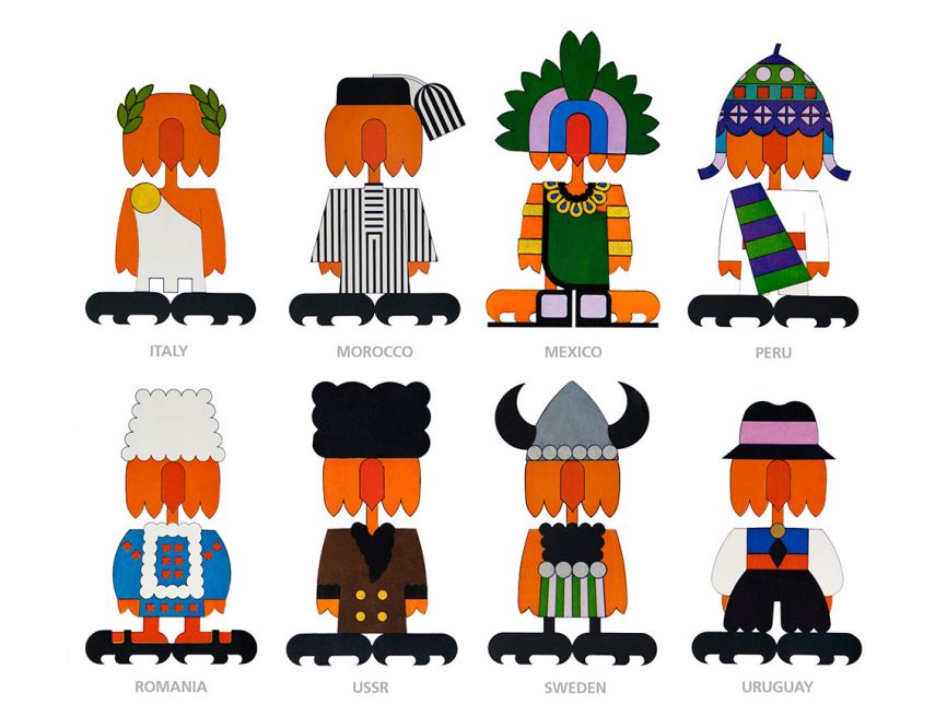 PICO 1970 World Cup Mascot - Lance Wyman