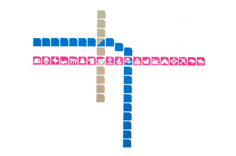 Mexico City Metro System Graphics - Lance Wyman