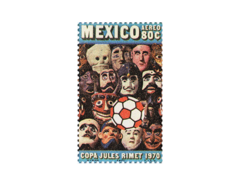 1970 World Cup Postage Stamp - Lance Wyman